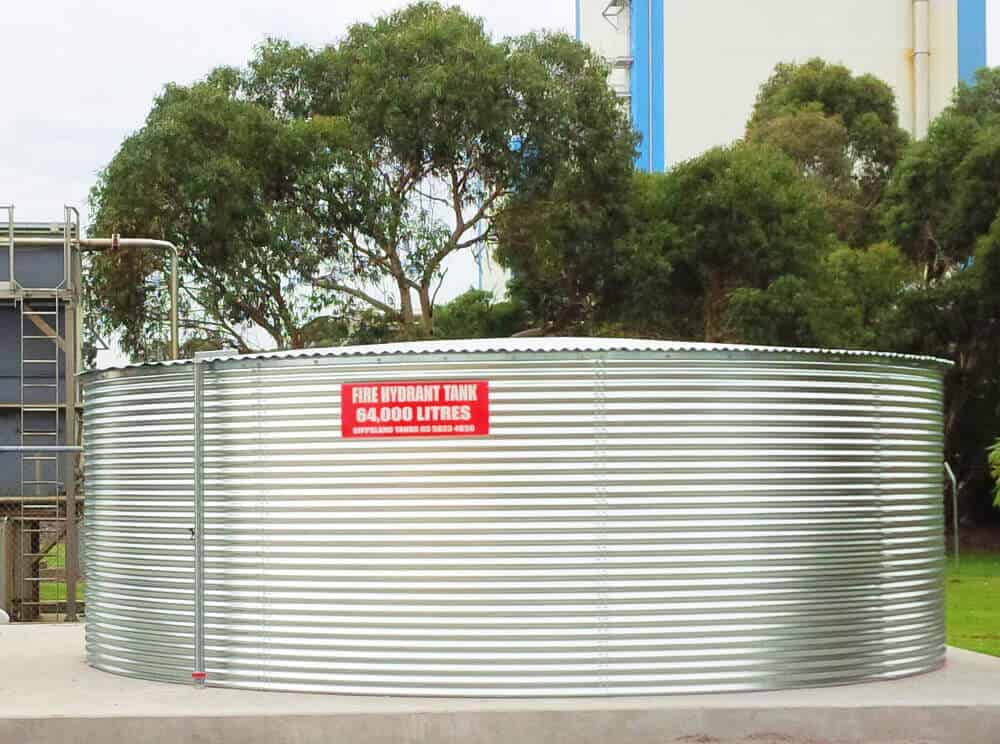 Steel Fire-Fighting Water Tanks Melbourne, VIC - WaterLine Tanks